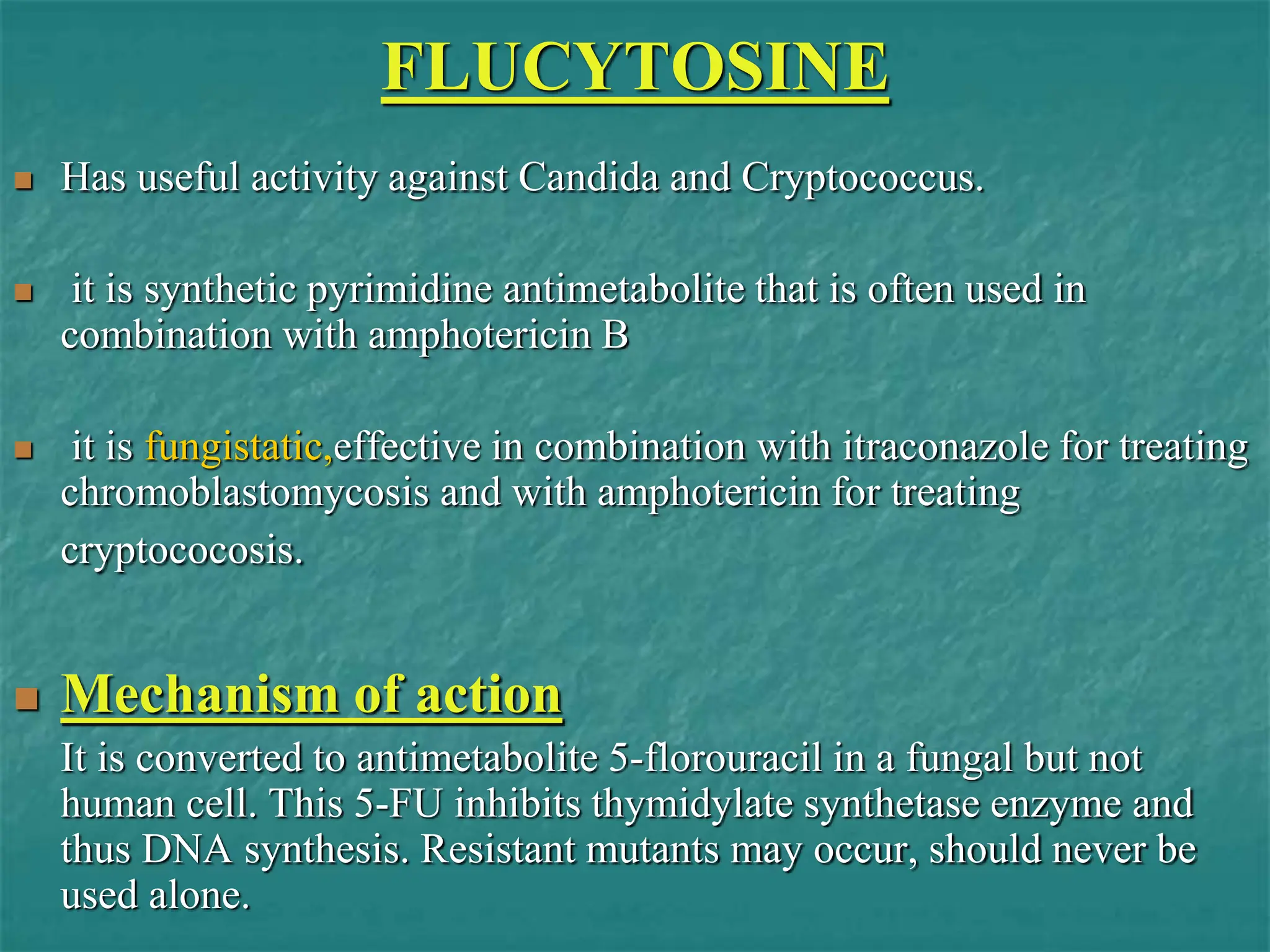ANTI FUNGAL DRUGS.ppt The ppt contains information about Antifungal ...