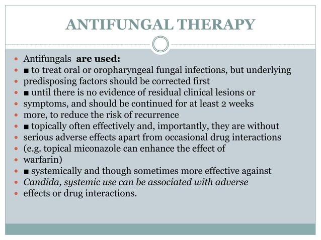 Antifungal drugs that is used in oral medicine | PPTX | Dental Health ...