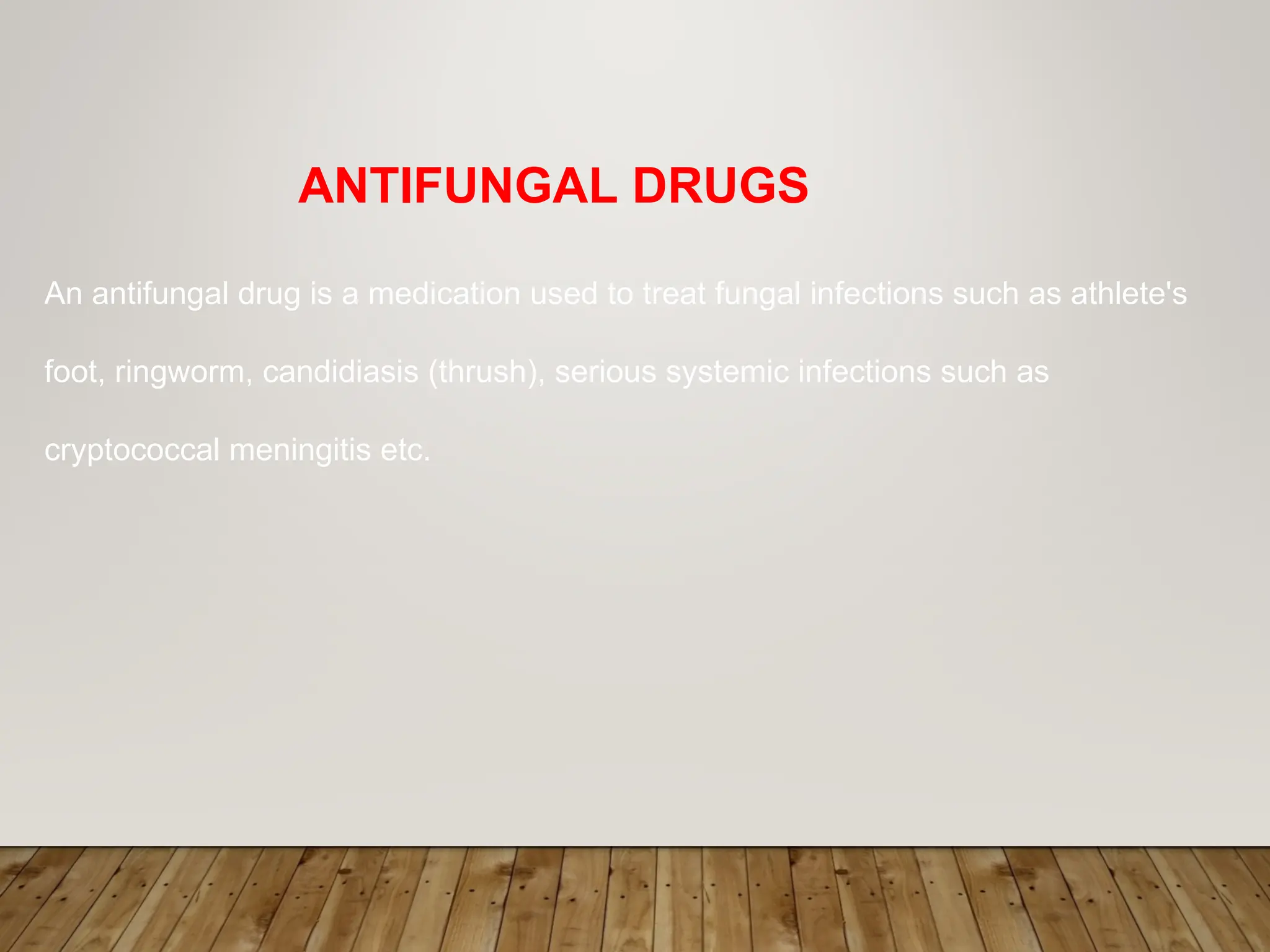 Antifungal drugs, mechanism of action and effects.ppt