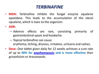 Antifungal drugs-Synthetic agents | PPTX
