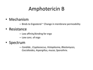Antifungals.Dr shah fahad hussain hmc pico | PPT | Free Download