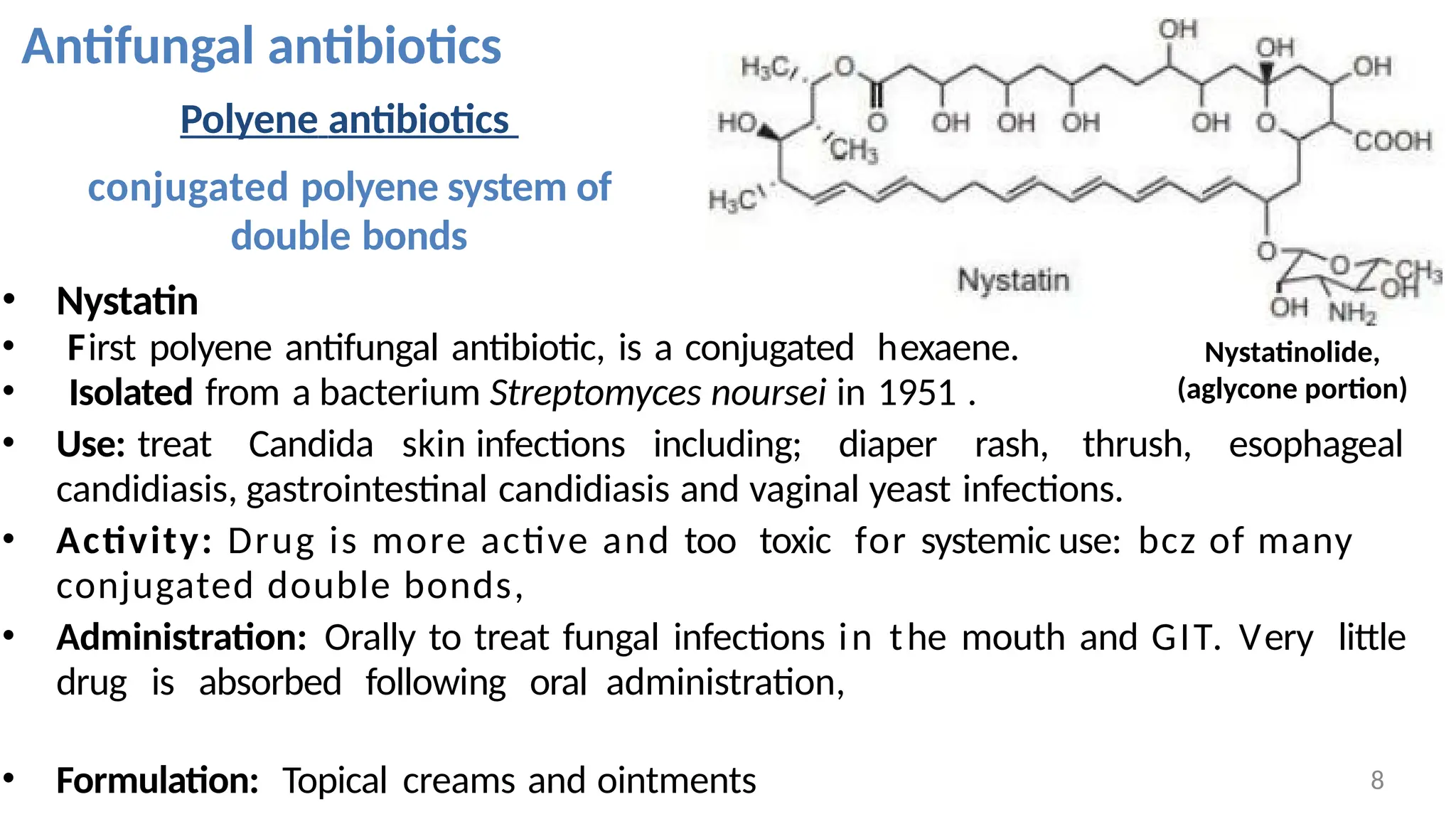 ANTIFUNGAL AGENT CLASSIFICATION AND SAR DR AMBROSE.pptx