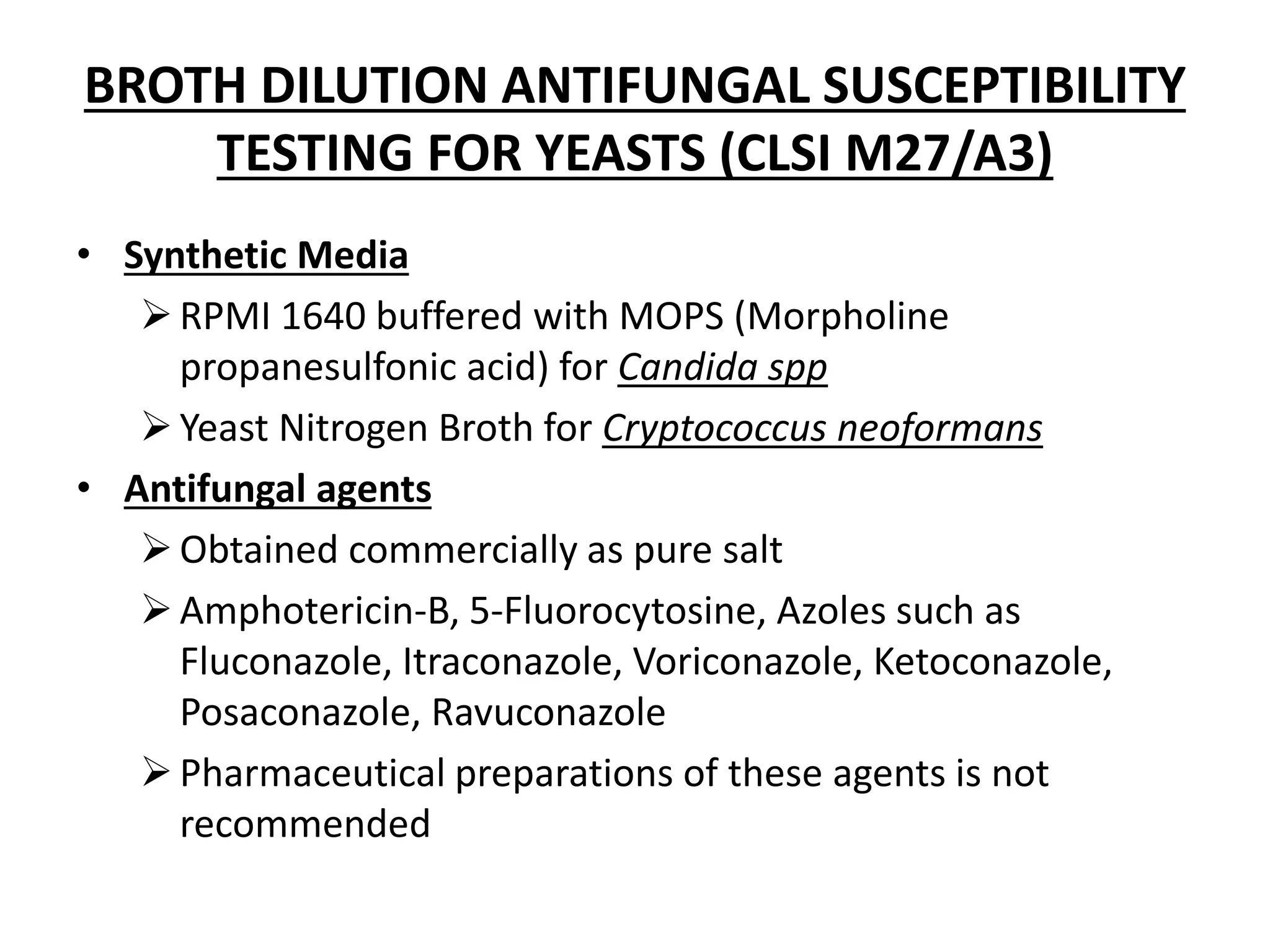 Antifungal Susceptibility Test | PPTX