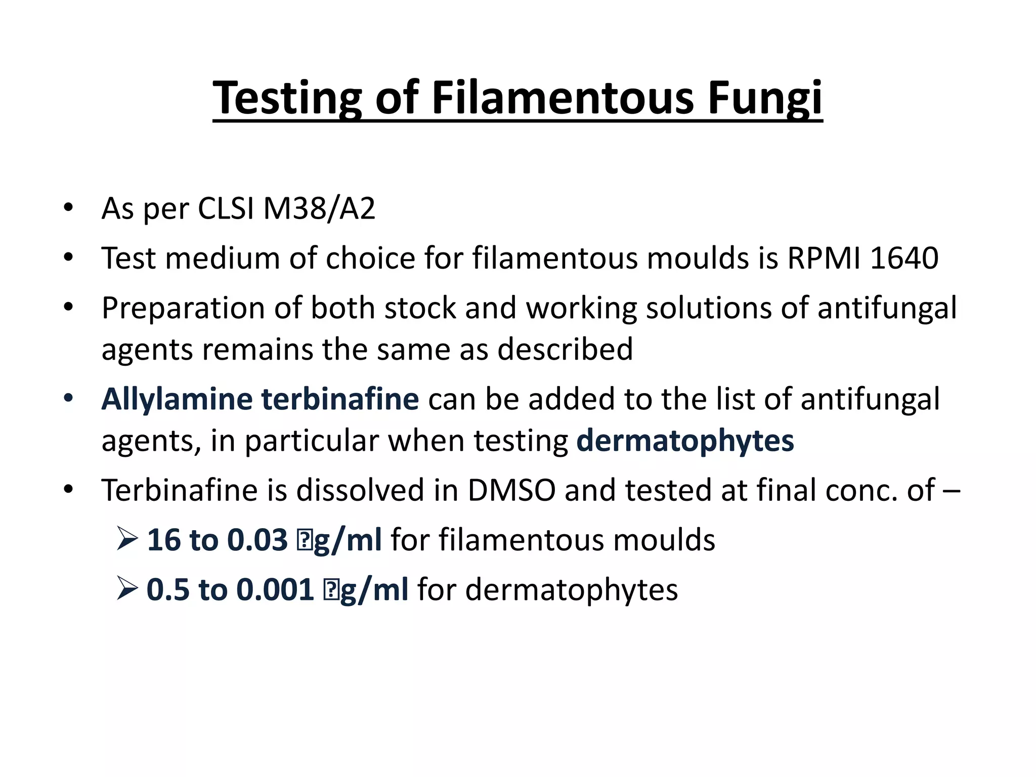 Antifungal Susceptibility Test | PPTX