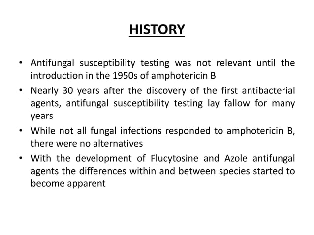 Antifungal Susceptibility Test | PPTX