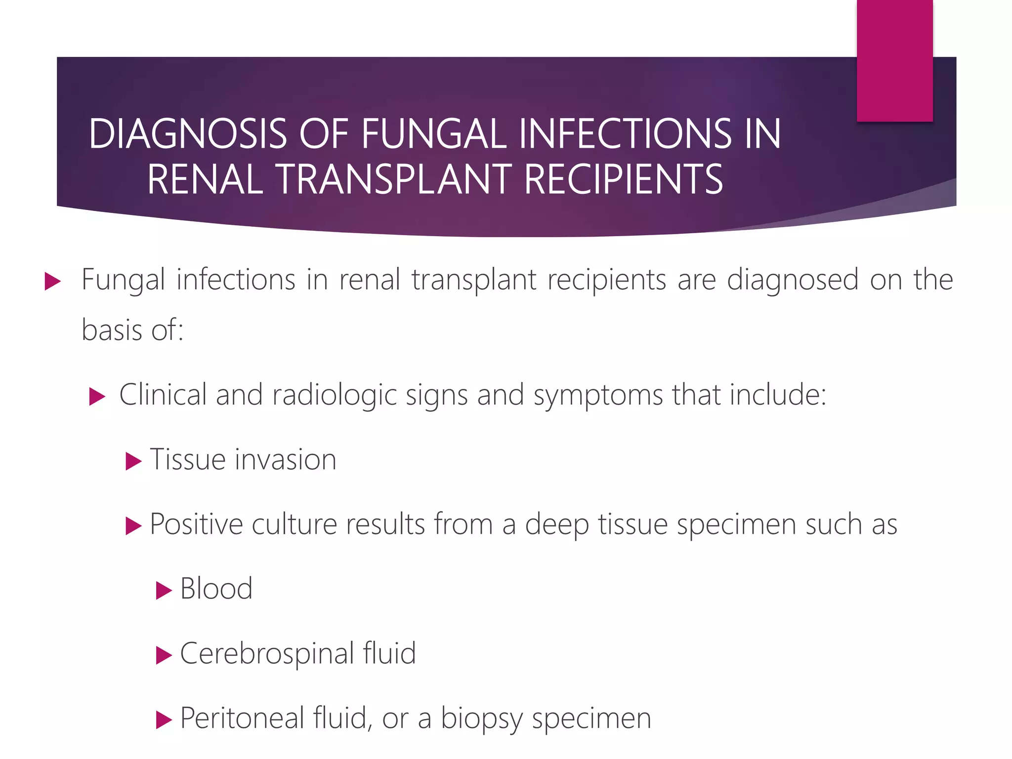 Antifungals in organ transplant | PPTX