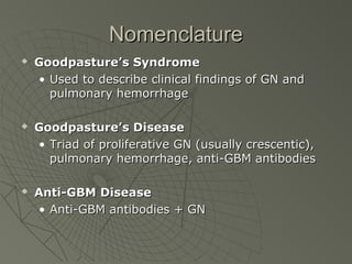 Anti-GBM Diseases | PPT