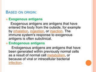 Antigen | PPTX | Chemistry | Science
