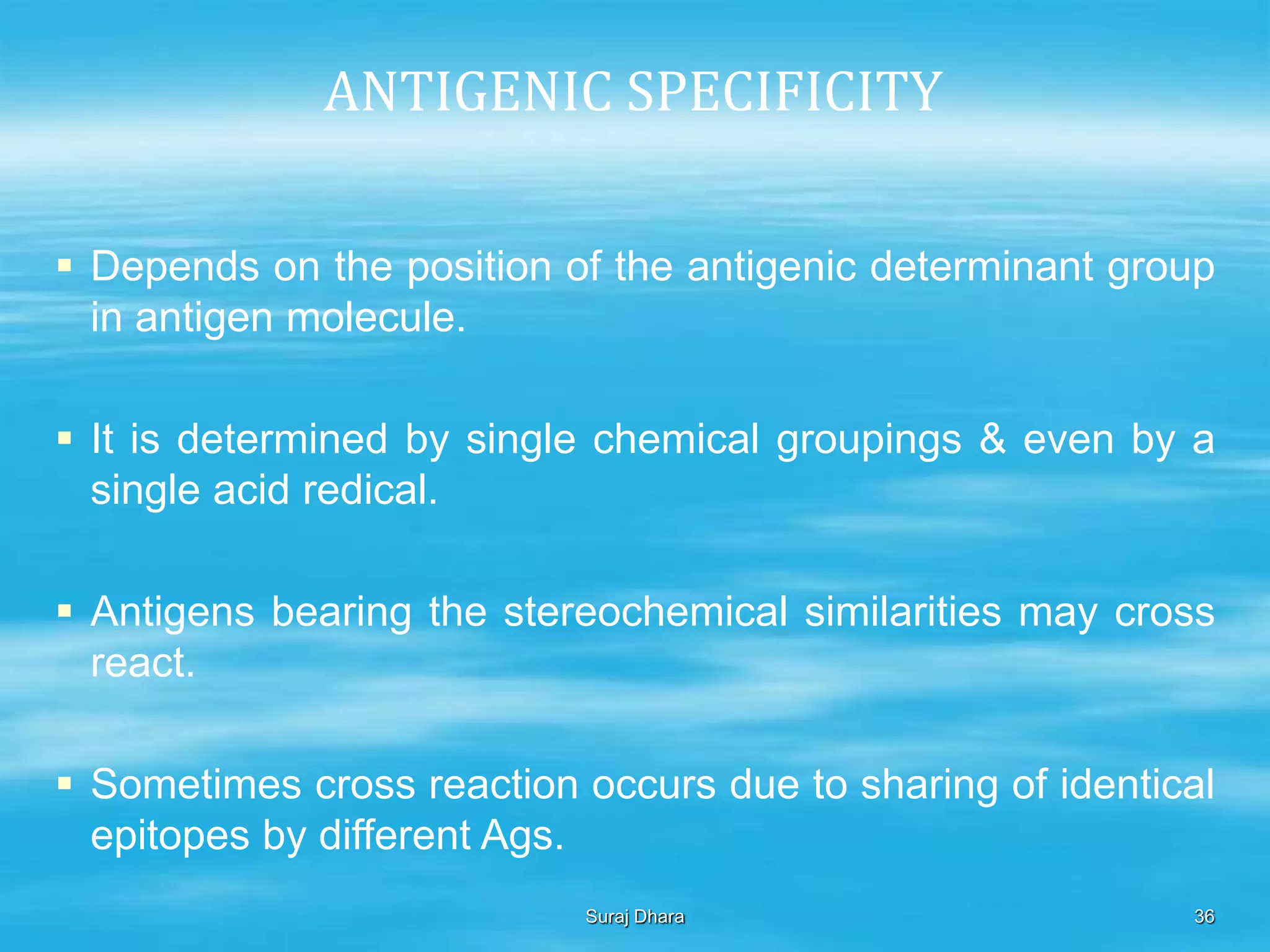 ANTIGEN ( IMMUNOLOGY-1) | PPTX