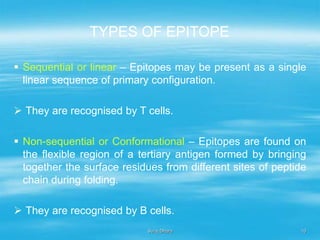 ANTIGEN ( IMMUNOLOGY-1) | PPTX