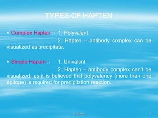 ANTIGEN ( IMMUNOLOGY-1) | PPTX