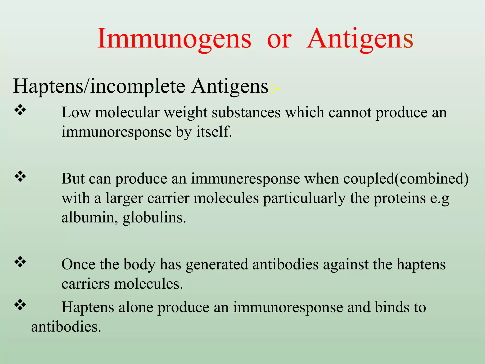 Antigen | PPT | Chemistry | Science