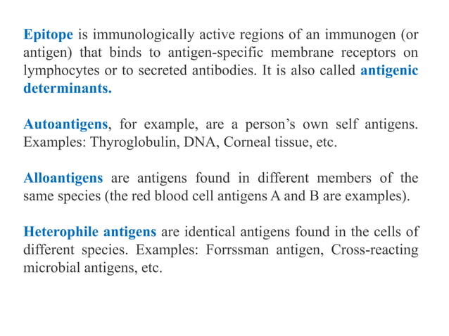 Antigen | PPTX | Chemistry | Science