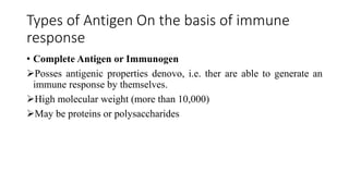 Antigen | PPTX | Chemistry | Science