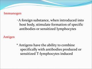 Antigen and immunogens, types and mitogens .ppt