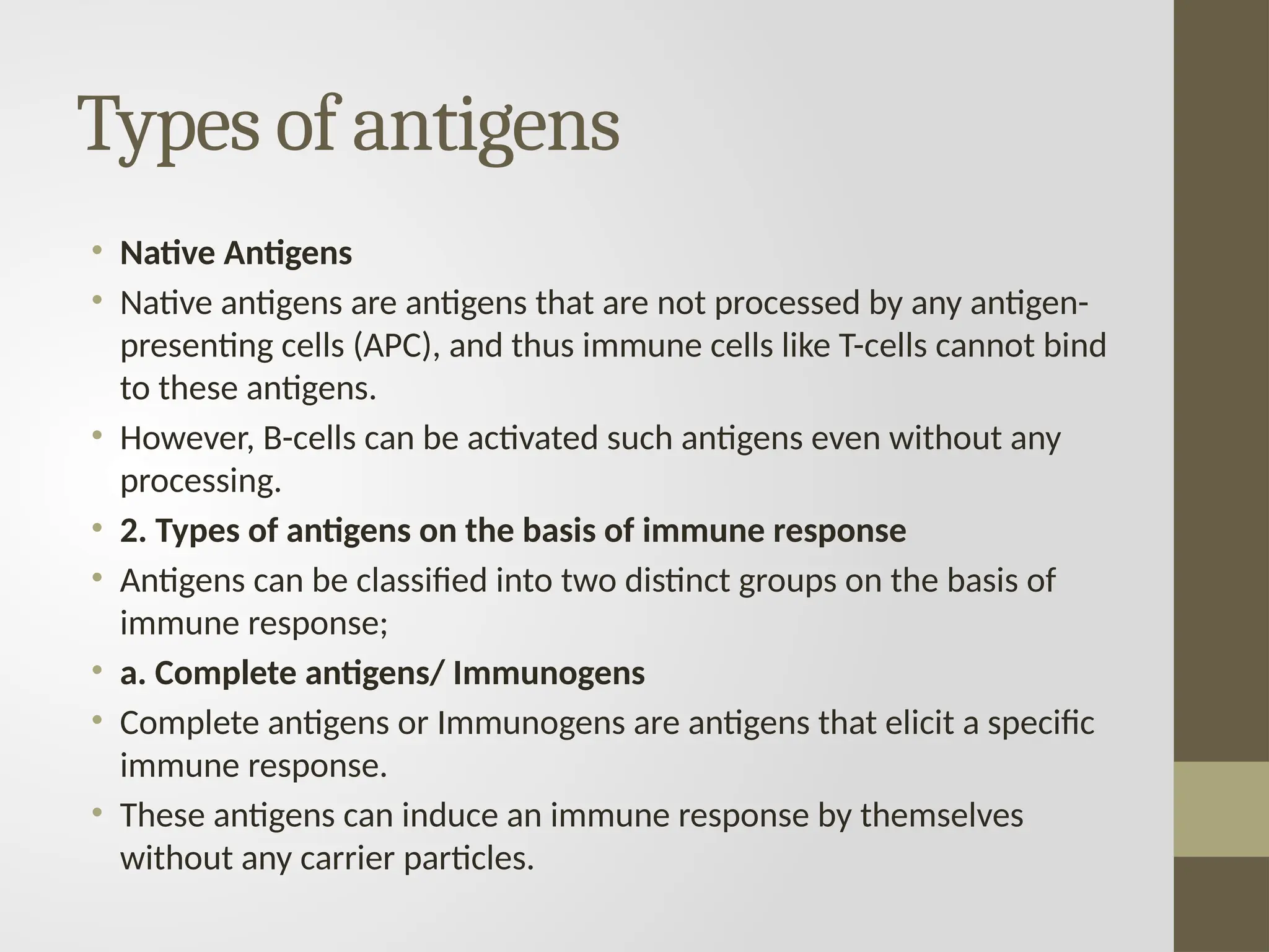 what are antigens? Significance and interaction with human body. | PPTX ...