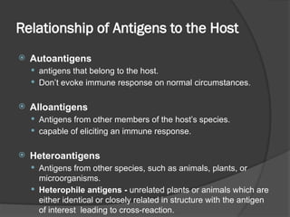 Immunology (Antigen and Major Histocompatibility Complex).pptx ...
