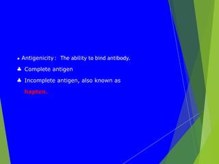 Antigen.antibodies, mechanism, types,ppt | PPT