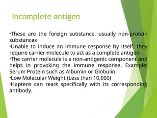 Antigen.antibodies, mechanism, types,ppt | PPT