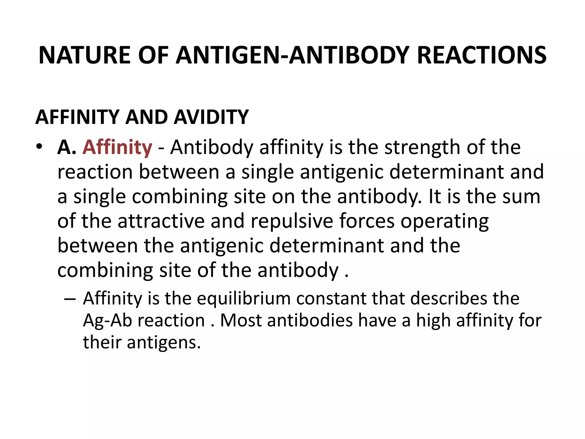 Antigen antibody reactions | PPTX