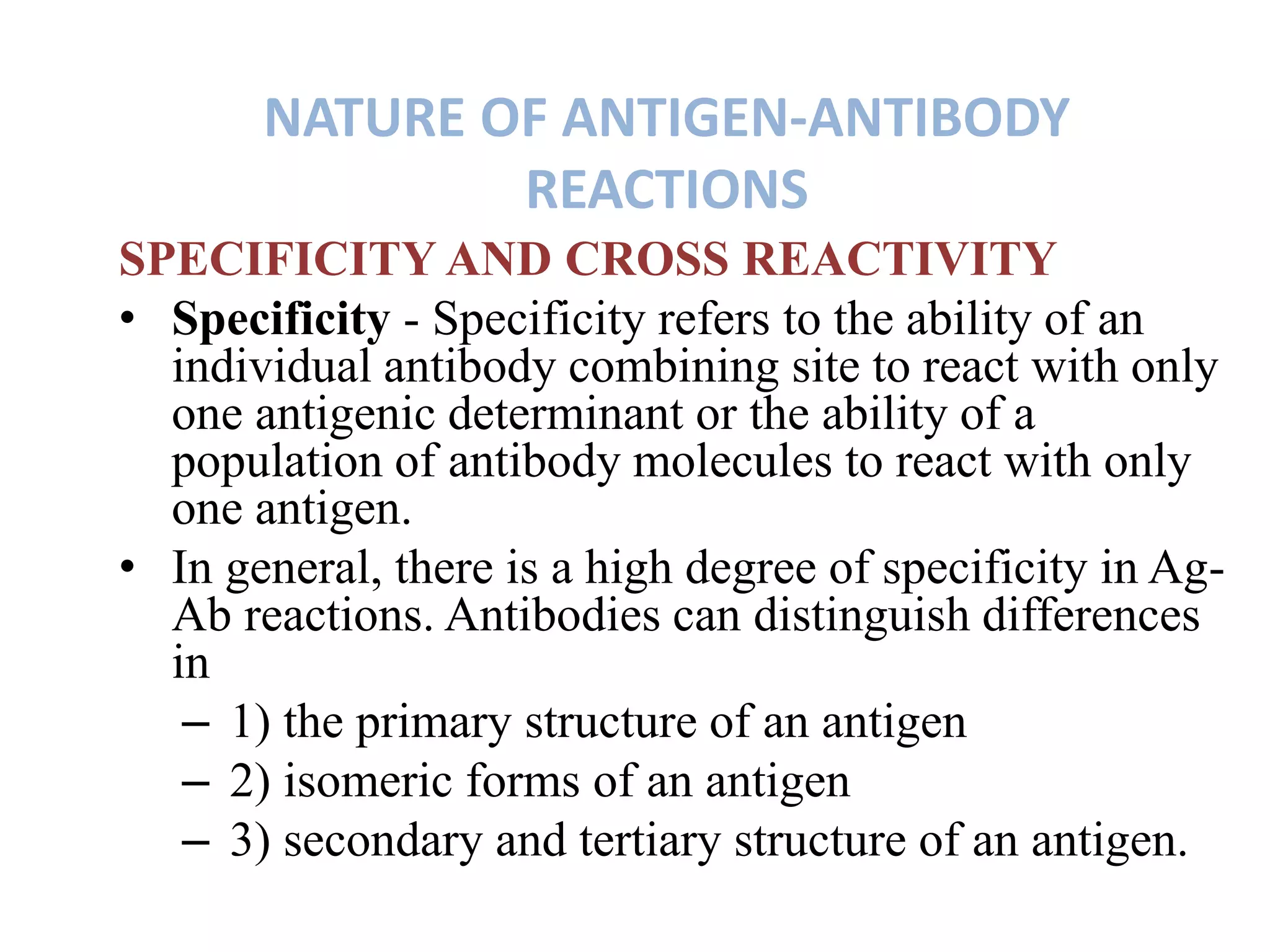 Antigen antibody reactions | PPTX
