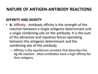 Antigen antibody reactions | PPTX