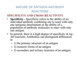 Antigen antibody reactions | PPTX