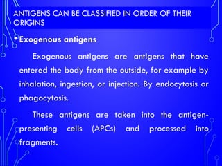 Immunology: Power Point slides on Antigen | PPT