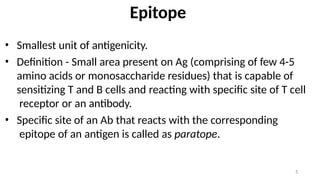 Antigen and Antibody mechanism of action | PPTX