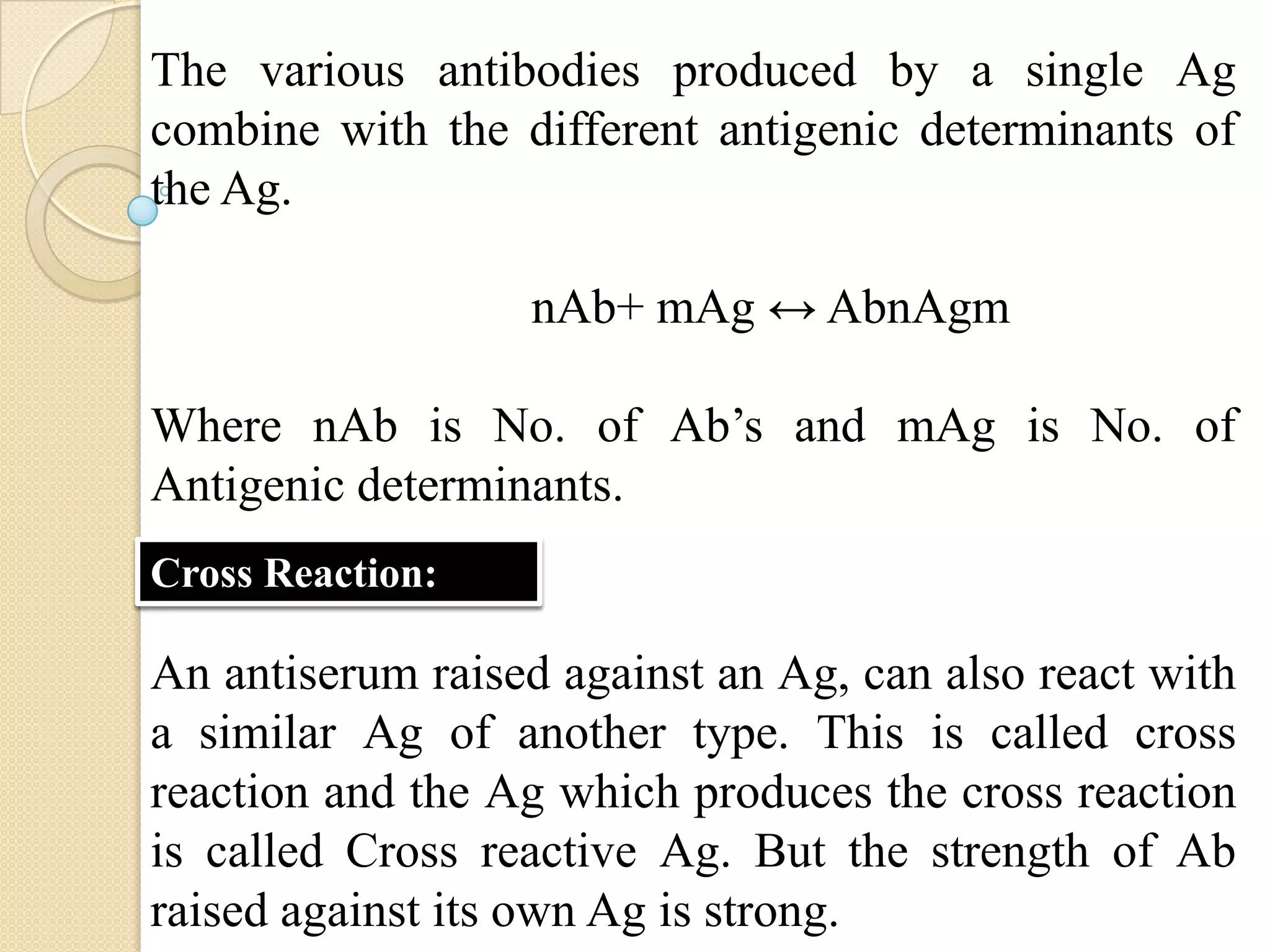 Antigen and antibody reaction | PPTX