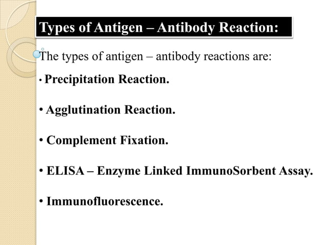 Antigen And Antibody Reaction Ppt
