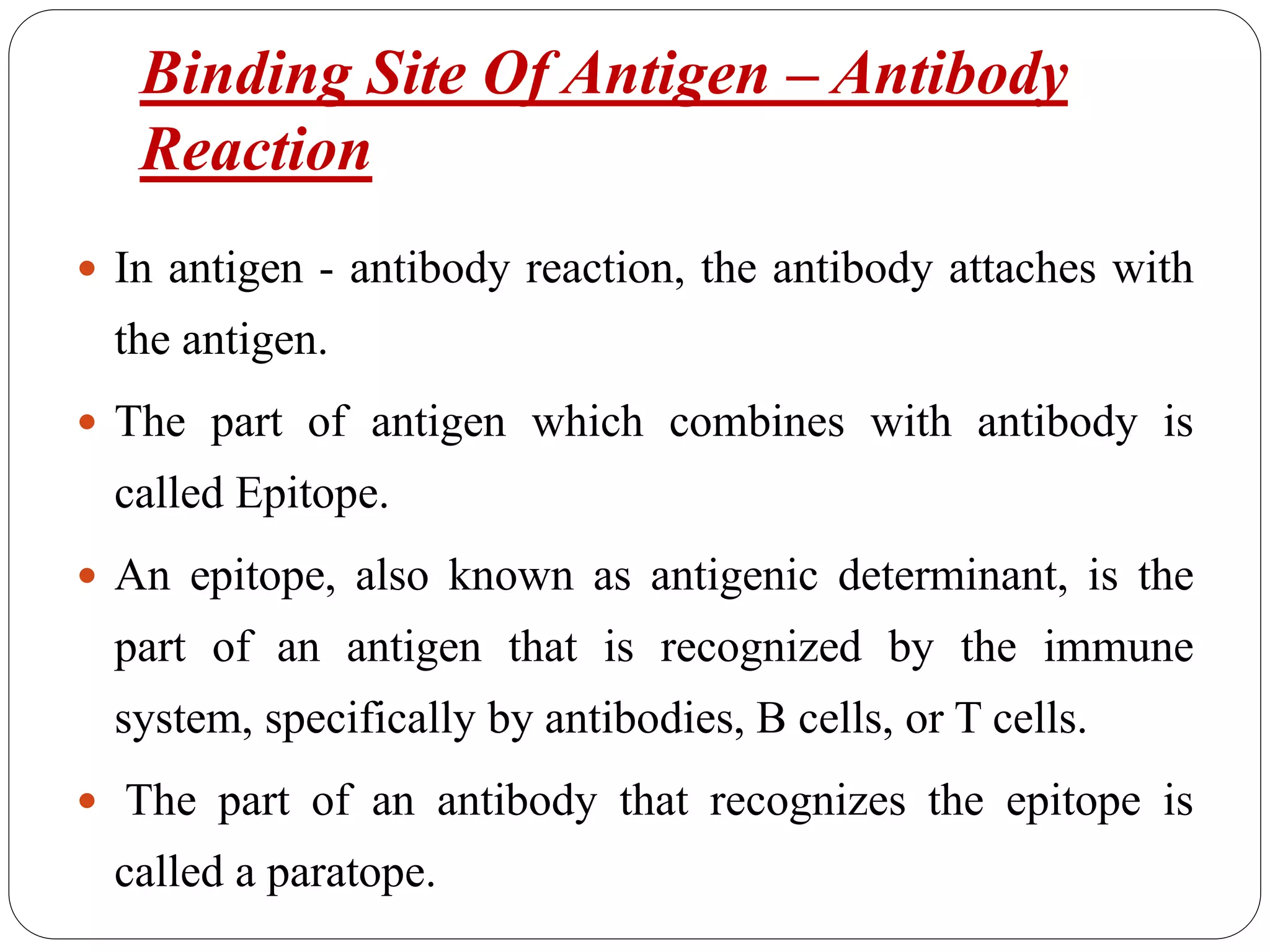 Antigen antibody interaction .pptx 1 | PPTX