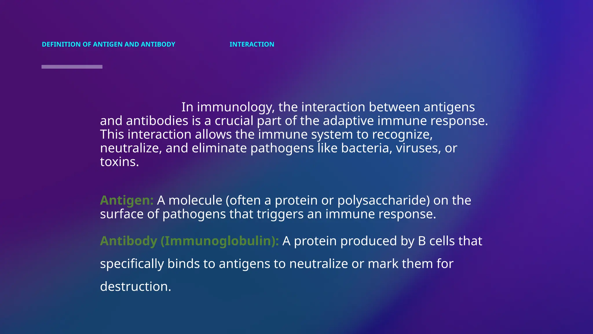 Antigen antibody interaction.slideshare. | PPTX