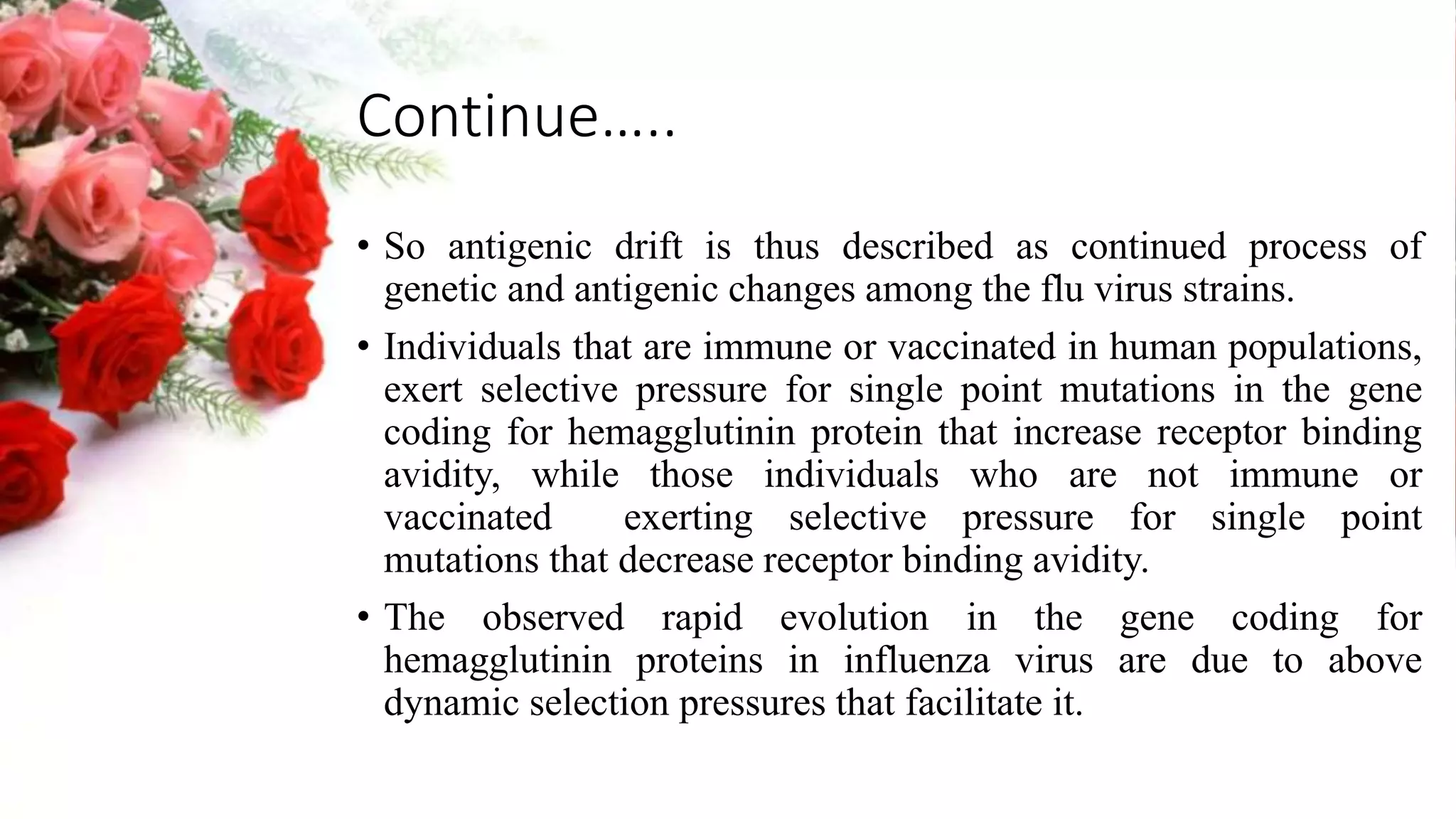 Antigenic shift and drift | PPTX