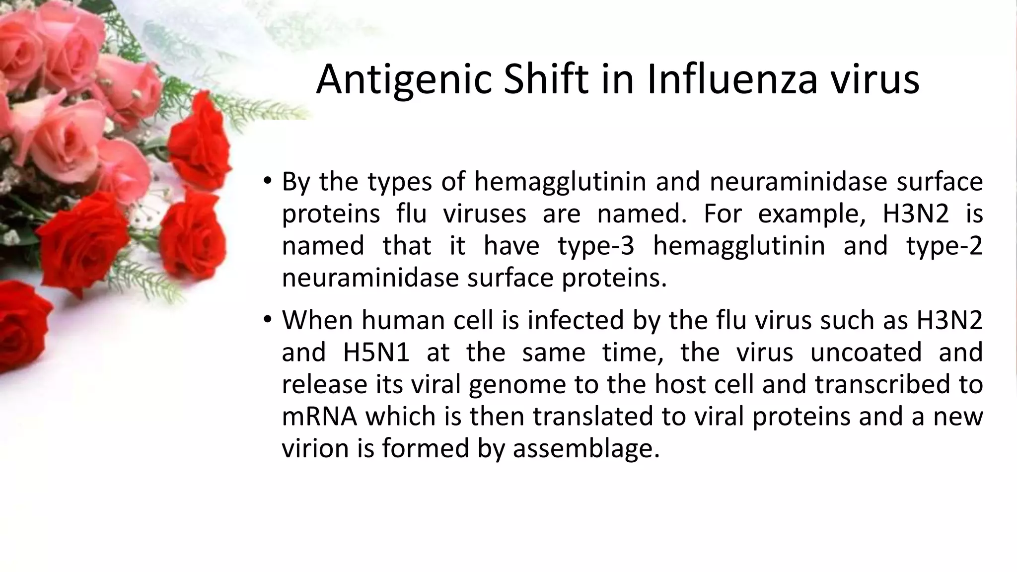 Antigenic shift and drift | PPTX