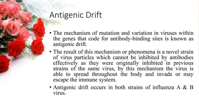 Antigenic shift and drift | PPTX | Cold and Flu | Diseases and Conditions