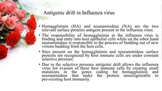 Antigenic shift and drift | PPTX