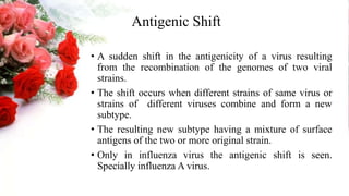 Antigenic shift and drift | PPTX