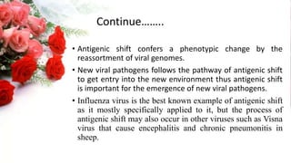 Antigenic shift and drift | PPTX