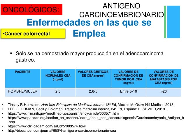 Antigeno carcinoembrionario