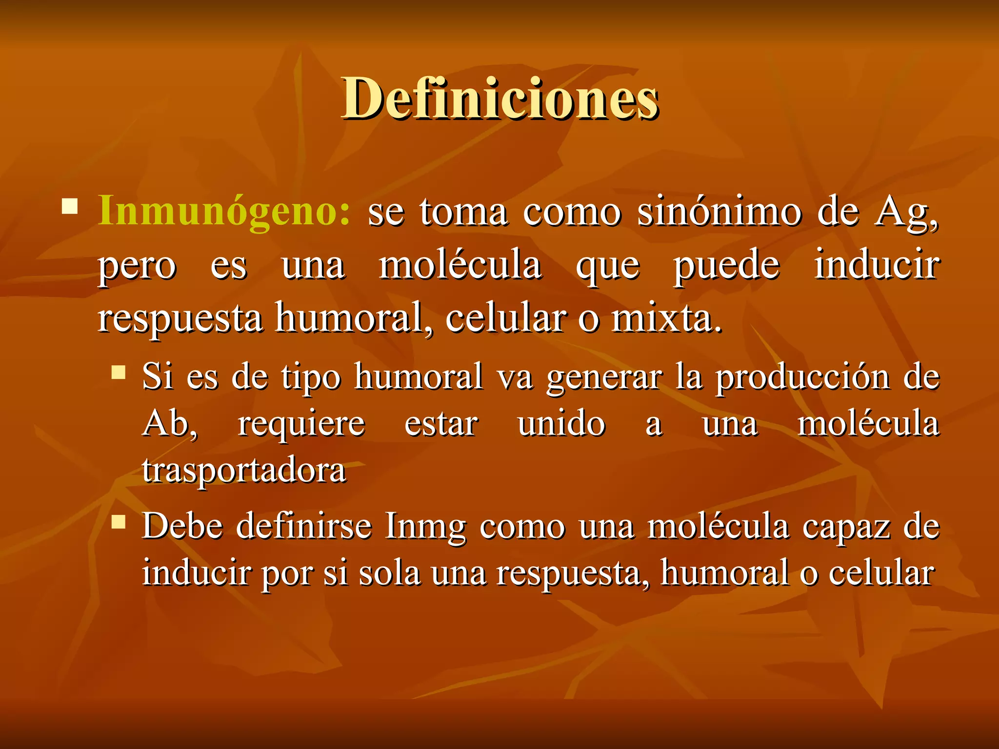 Antigenos e inmunogenos | PPT | Biological Sciences | Science