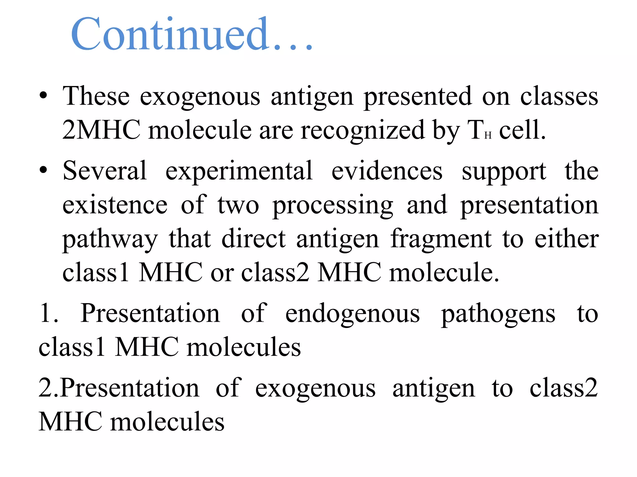 Antigen Processing And Presentation Pptx