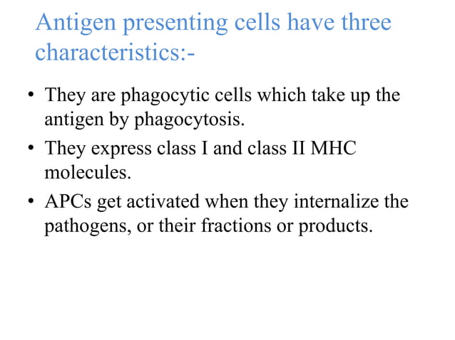 Antigen processing and presentation | PPTX