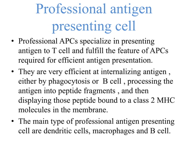 Antigen processing and presentation | PPTX