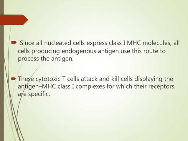 Antigen processing and presentation | PPTX | Biological Sciences | Science