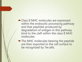 Antigen processing and presentation | PPTX