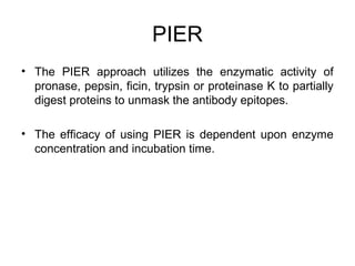 Immunohisto Chemistry Antigen retrieval | PPT