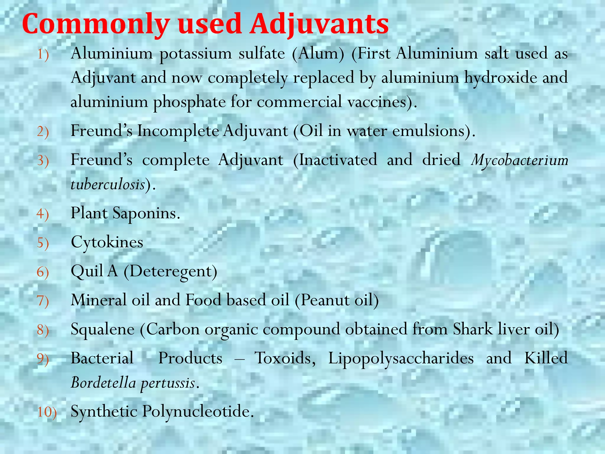 Antigens, Haptens and Adjuvants | PPT