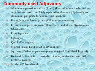 Antigens, Haptens and Adjuvants | PPT