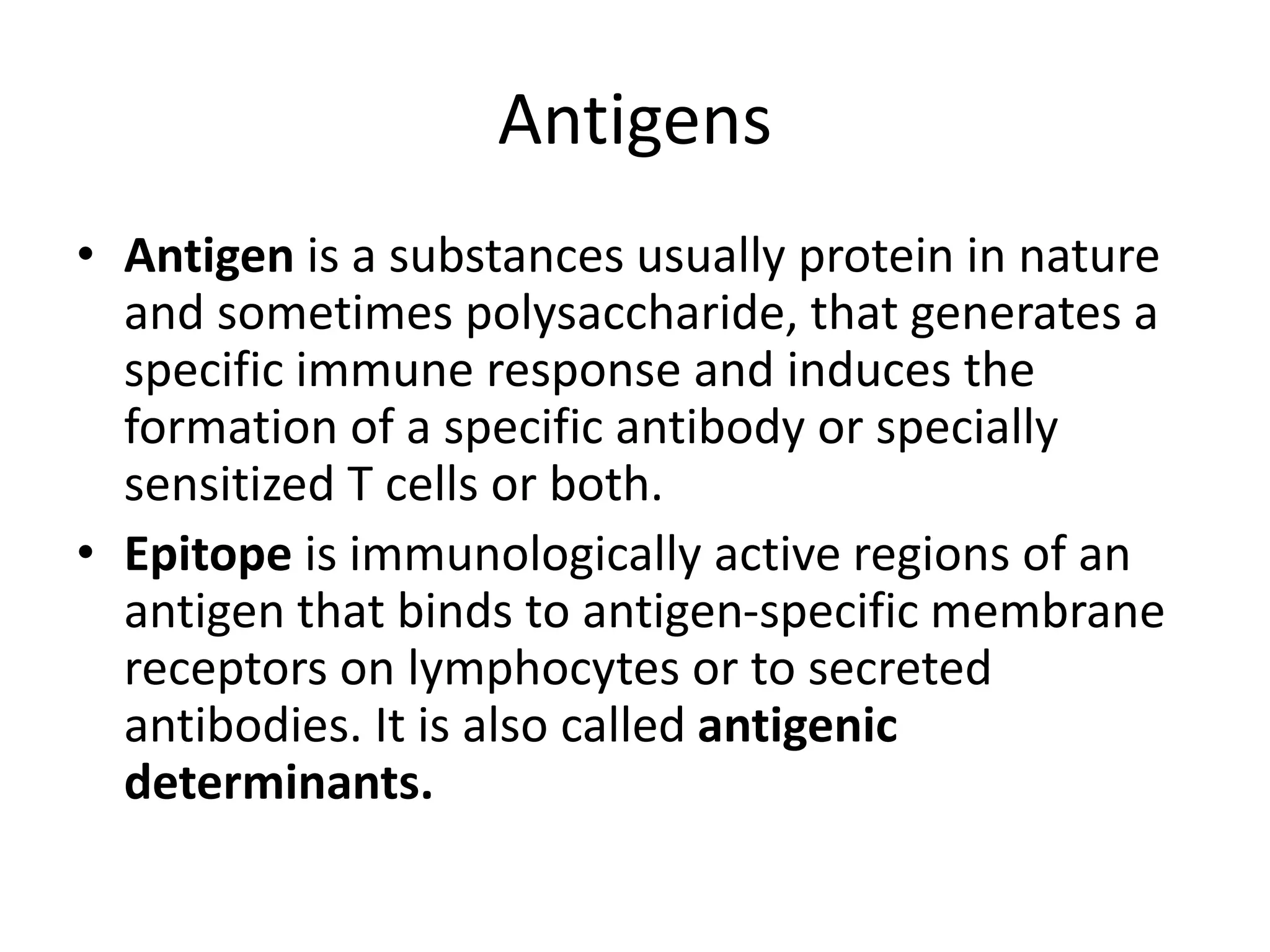 Antigens and immunogens immunogenecity | PPTX